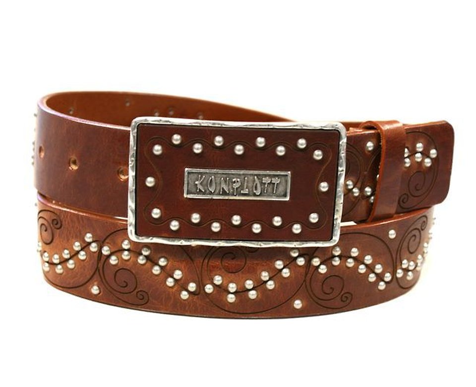 KONPLOTT / Belt Leather Belt brown