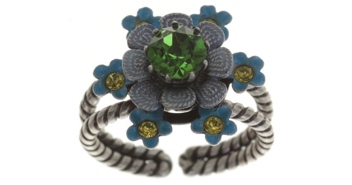 KONPLOTT / Ring Arsenic in Old Lace Blue / Green
