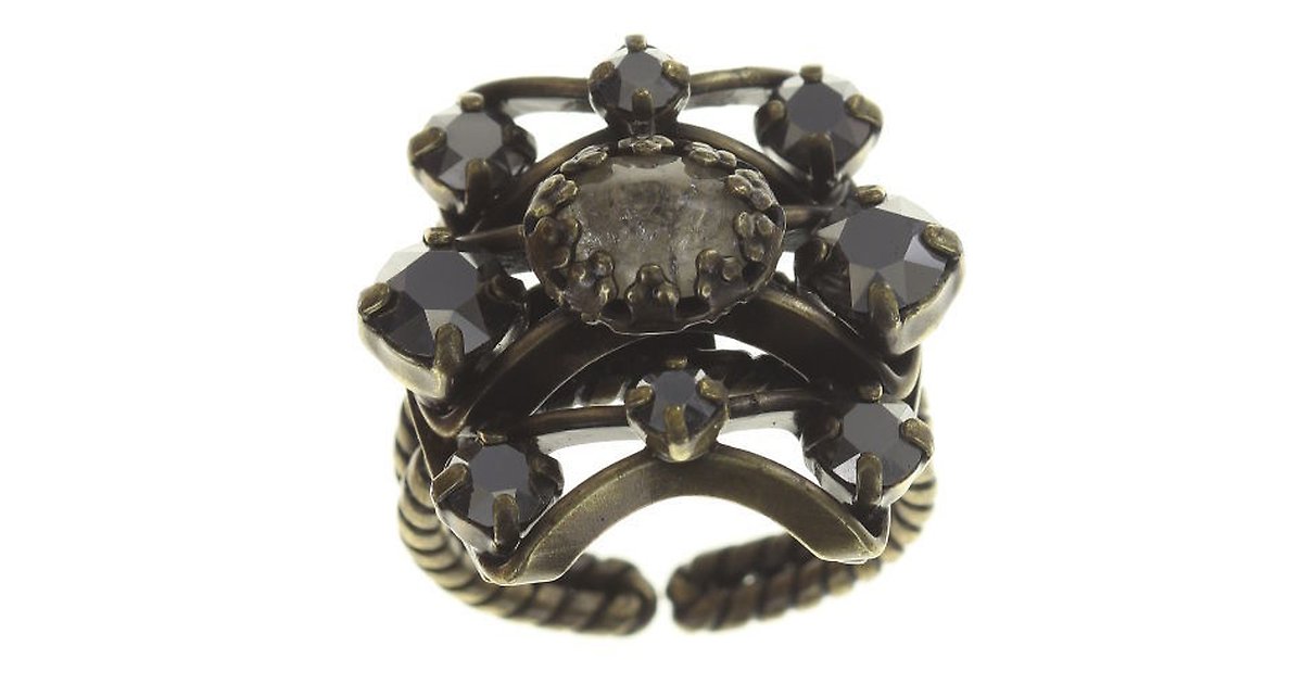 KONPLOTT / Ring Dracula Bride white size XS