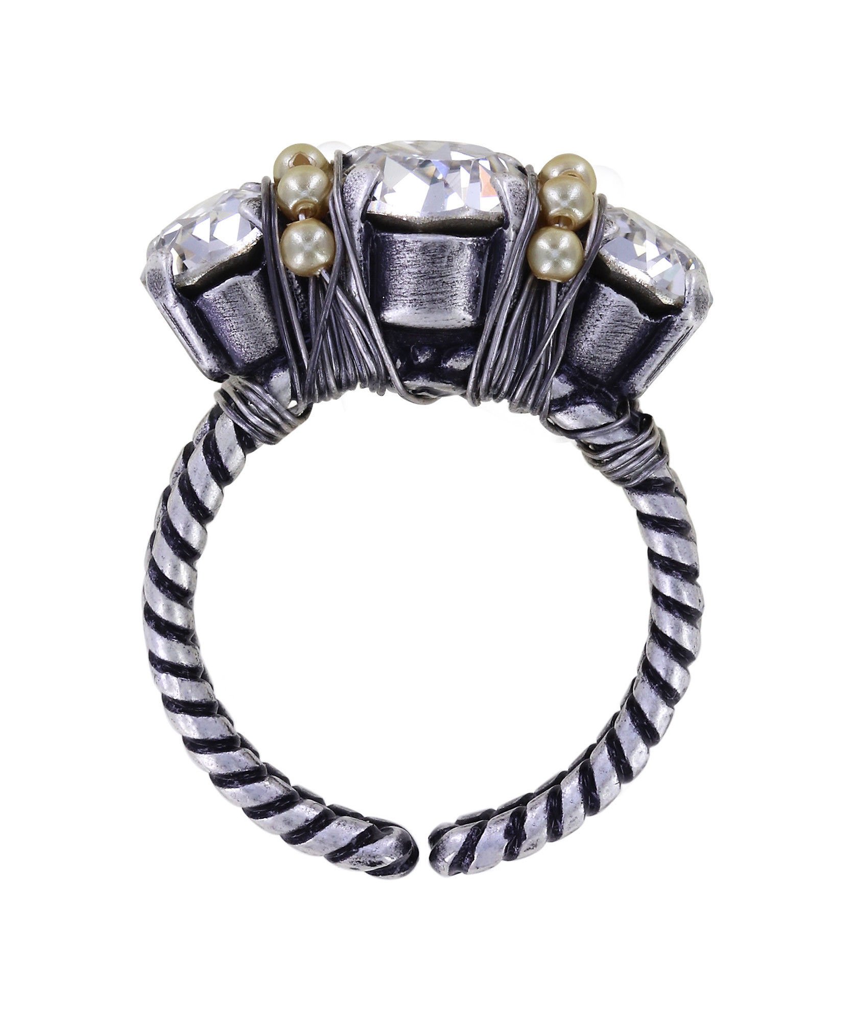 KONPLOTT / Ring Pearl Shadow white