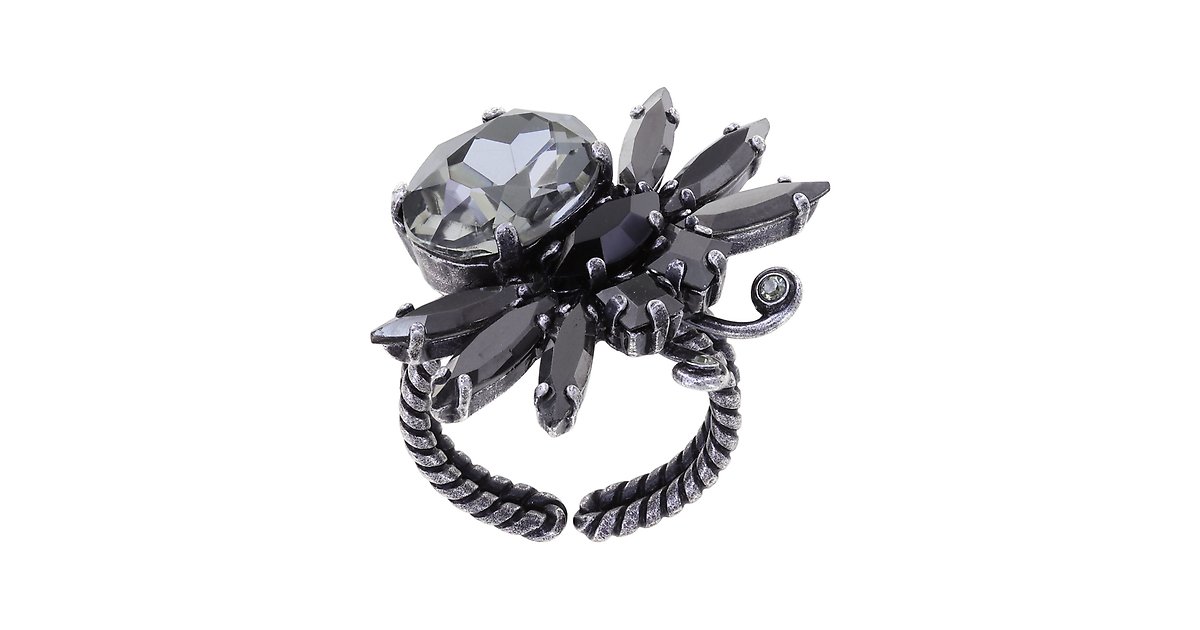 KONPLOTT / Ring Love Bugs Black