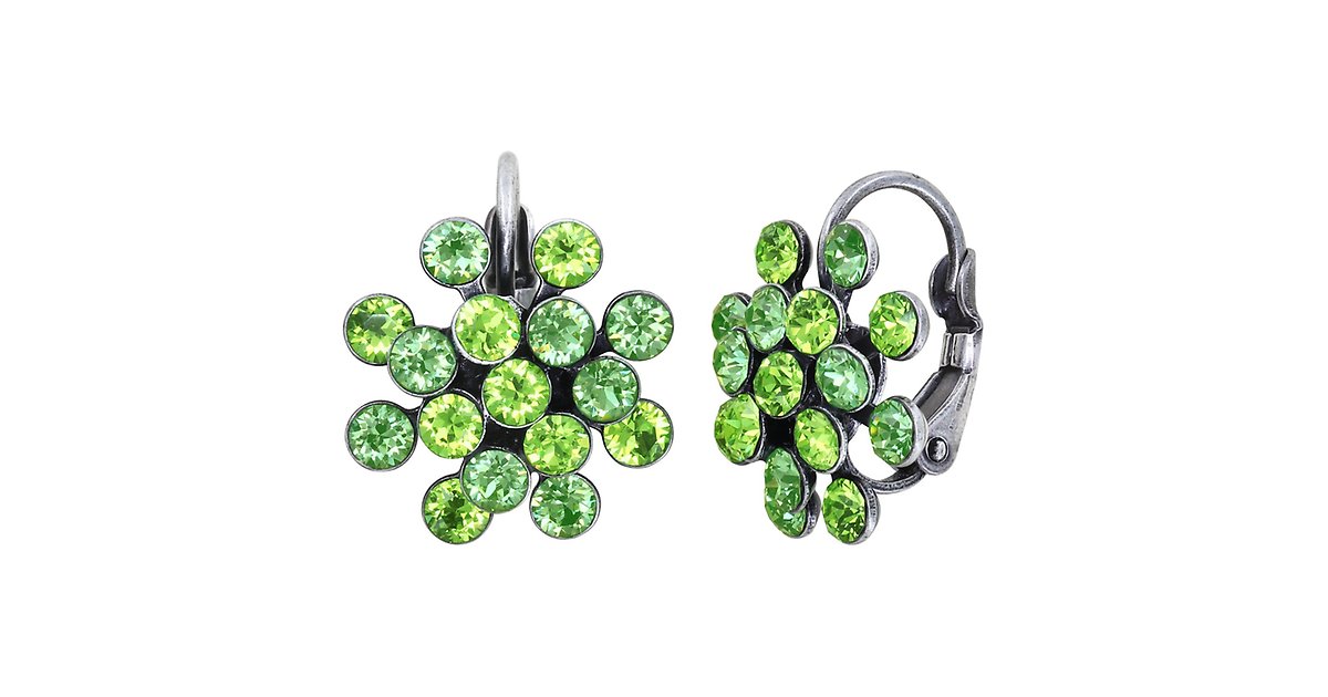 KONPLOTT / Earring Eurowire Magic Fireball Green mini