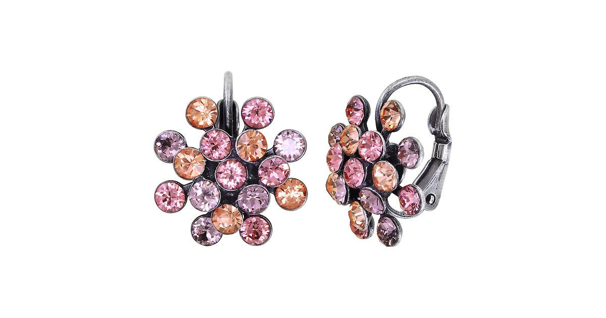 KONPLOTT / Earring Eurowire Magic Fireball Pink mini