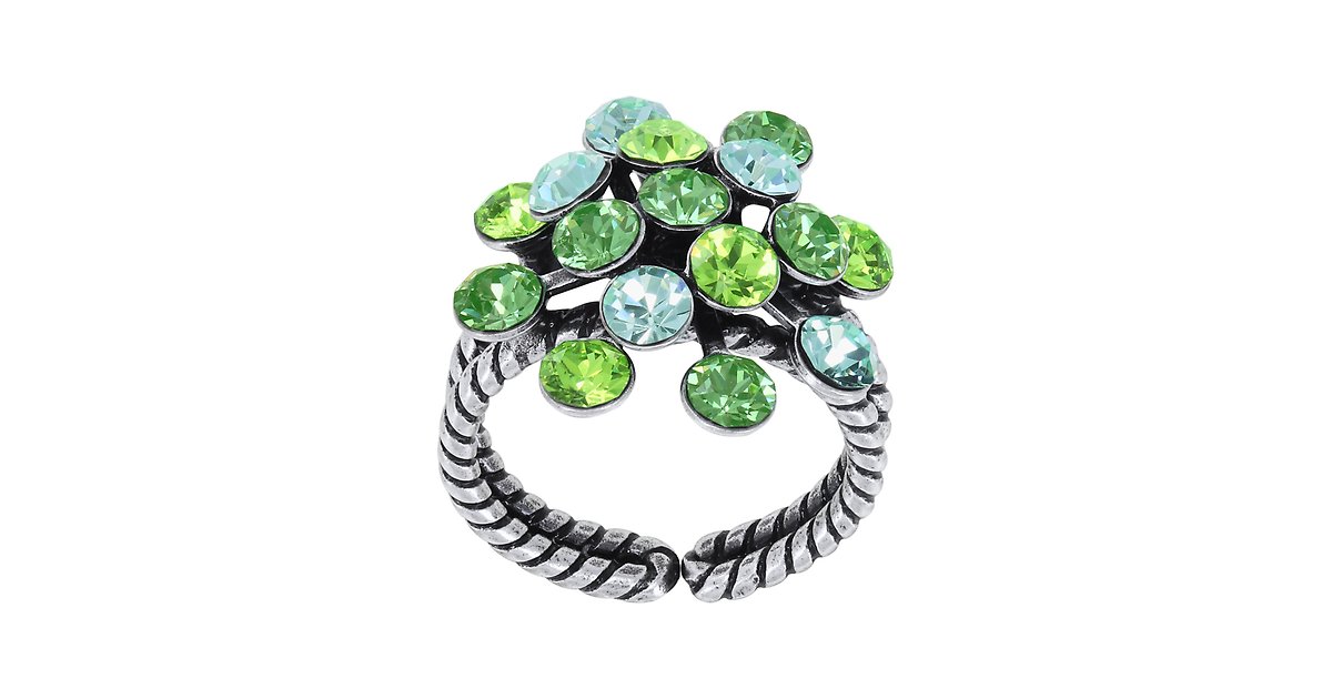 KONPLOTT / Ring Magic Fireball green Classic Size (21mm Ø)