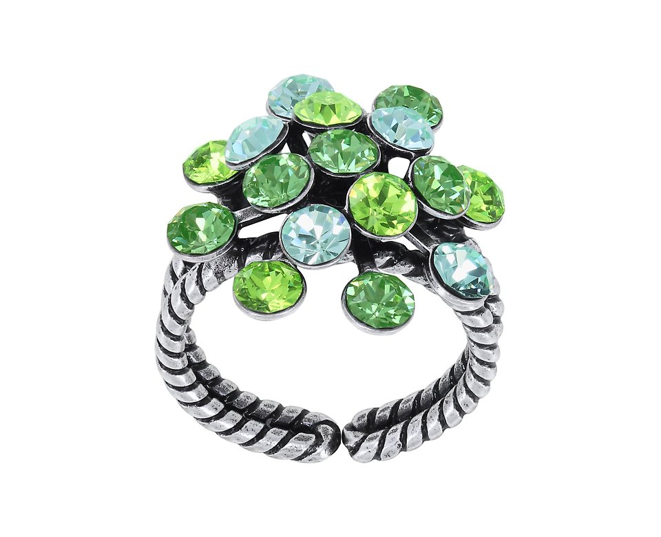 KONPLOTT / Ring Magic Fireball green Classic Size (21mm Ø)