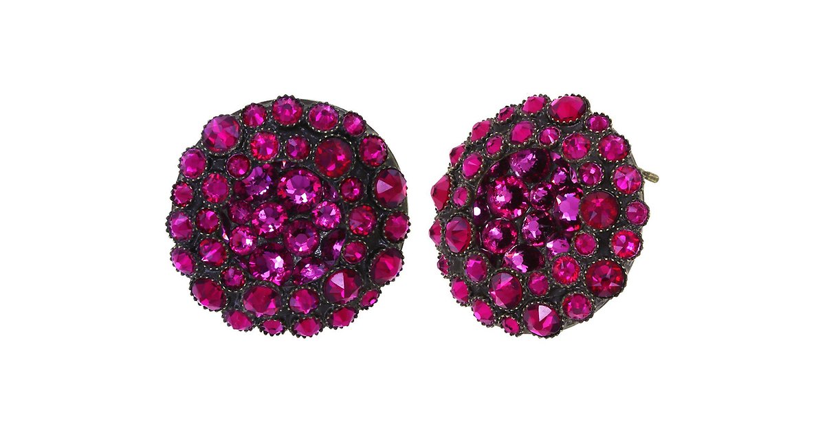 KONPLOTT / Earring Stud Inside Out Dark Pink size M